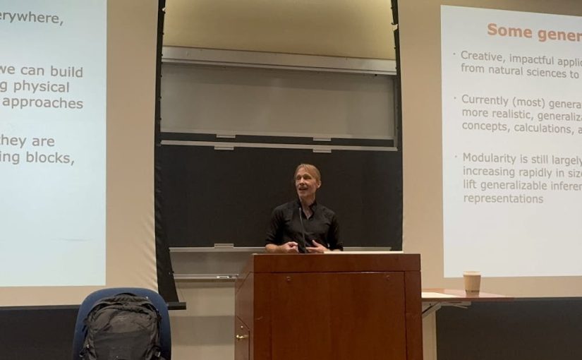 Tommi Jaakkola presents on the power of generative AI in molecular sciences - IDSS